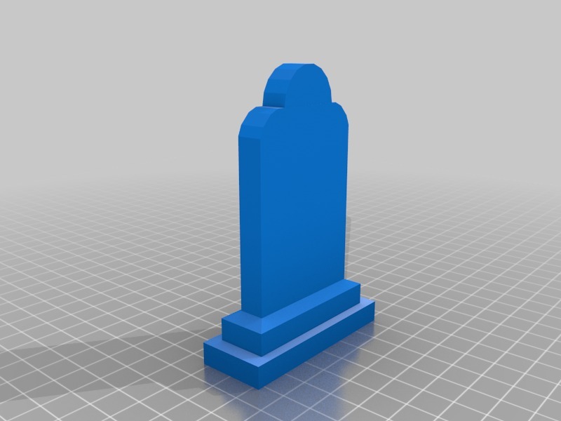 Free 3D file Halloween Headstones (Separated) 🎃・3D printer model to ...