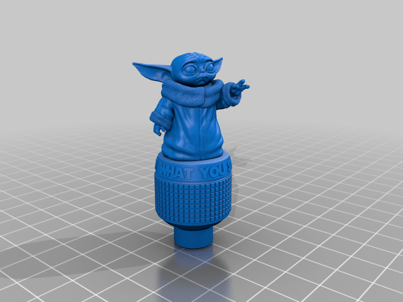 Free 3D file Z-Axis Baby Yoda・3D printer model to download・Cults