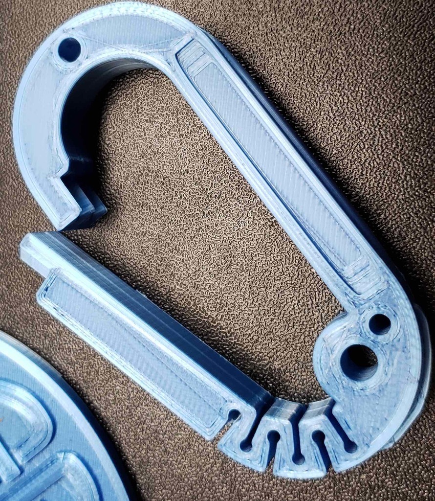 Free STL file Thicker Caribiner・3D printer design to download・Cults
