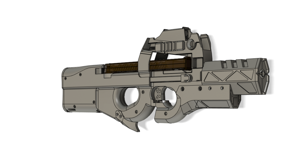 Free 3D file Airsoft P90 Handstop・3D printable object to download・Cults