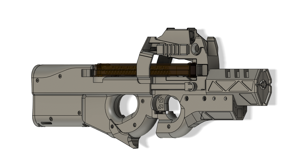 Fichier 3D gratuit Poignée avant pour P90・Modèle à télécharger et à ...