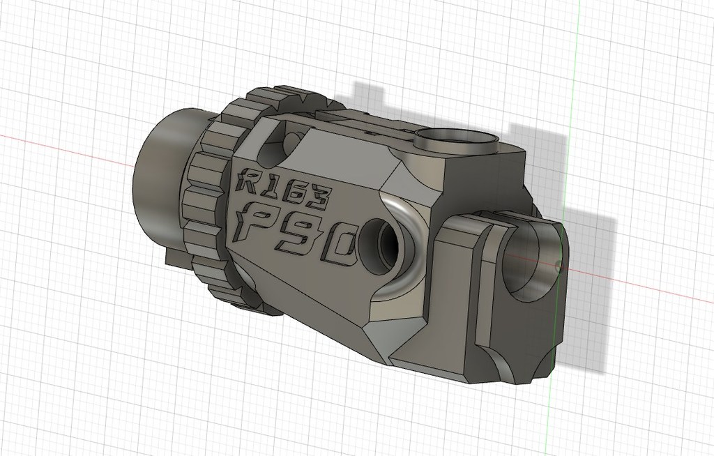 Free STL file Airsoft P90 Hop-up hard + tracer 🔫・Design to download and ...