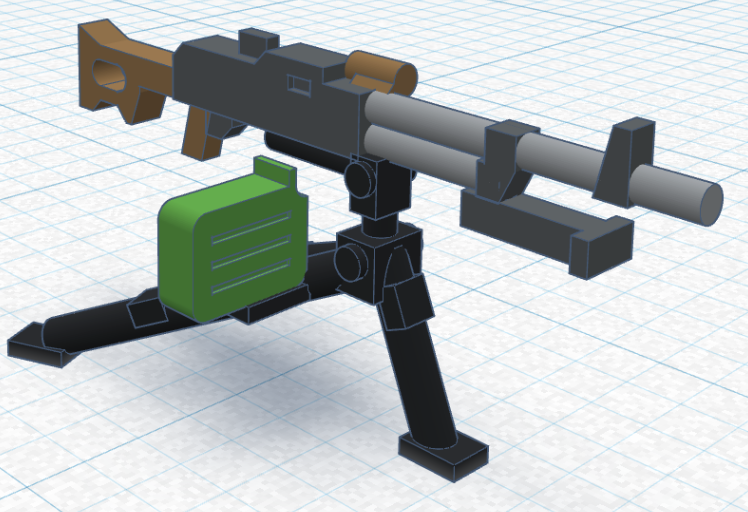 Free 3D file PKM light machine gun on tripod - Team Yankee 1:100 🔫・3D ...
