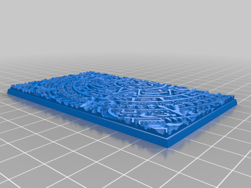 Free 3D file Aztec 60x100mm rectangular base ⚔・3D printer model to ...