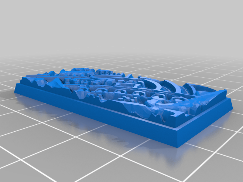 Free 3D file Aztec 25x50mm rectangular bases ⚔・3D printer model to ...