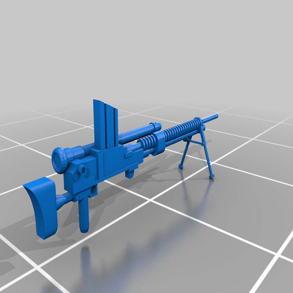 Free 3D file Type 97 japanese medium machine gun 1:56 / 28mm 🔫・Template ...