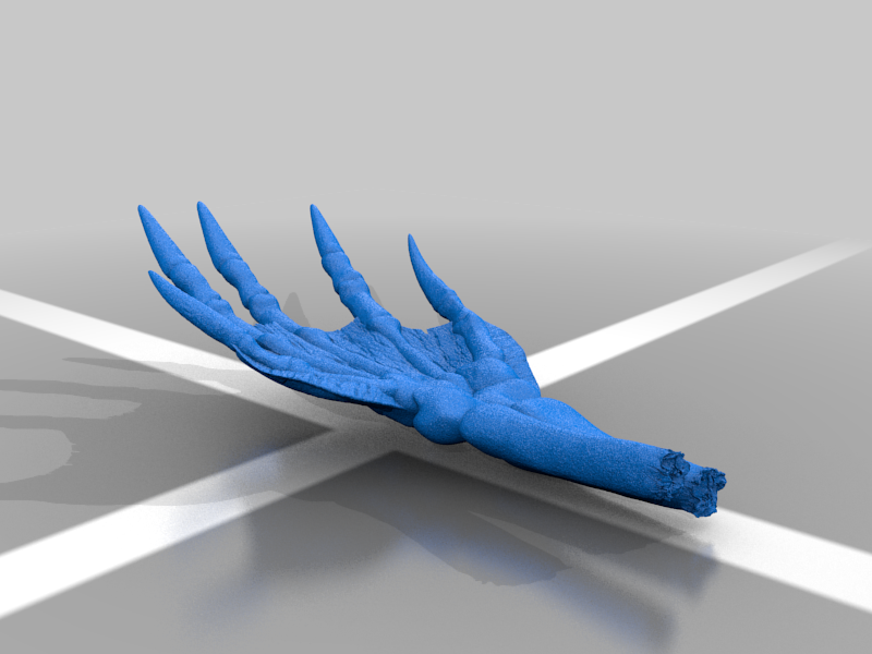 Free 3D file creature hand・3D print design to download・Cults