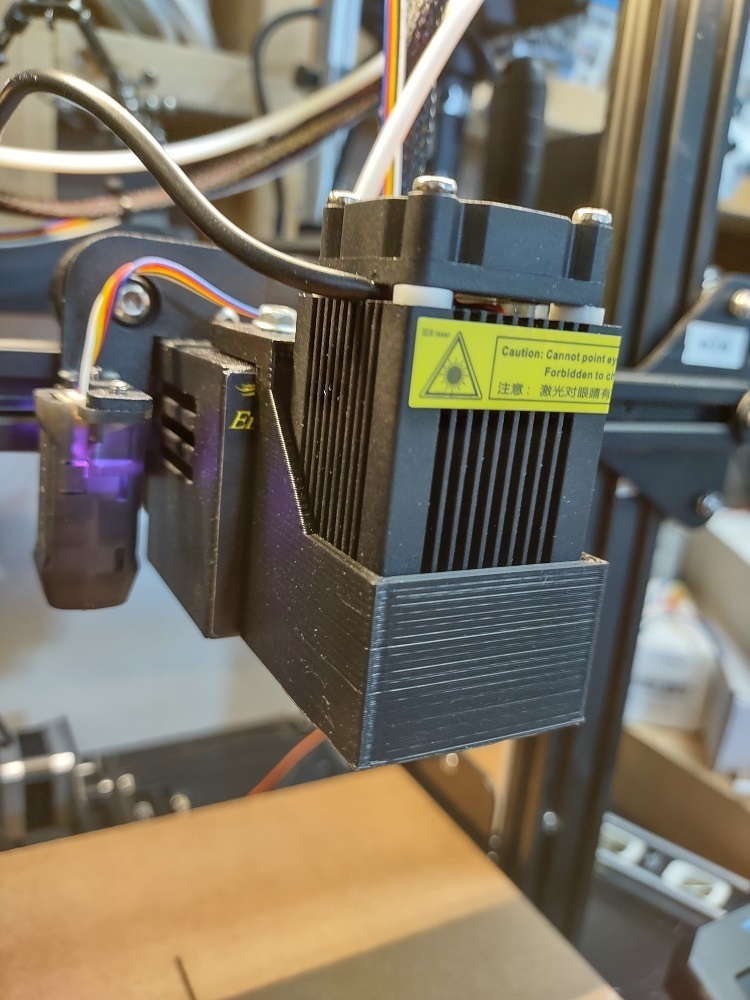 Free 3D file Ender 3 Laser Front Holder 🧞‍♂️・3D printer model to ...