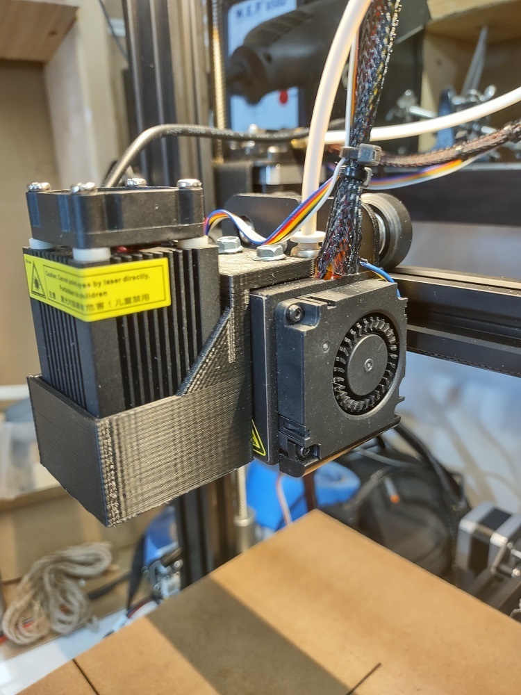 Free 3D file Ender 3 Laser Front Holder 🧞‍♂️・3D printer model to ...