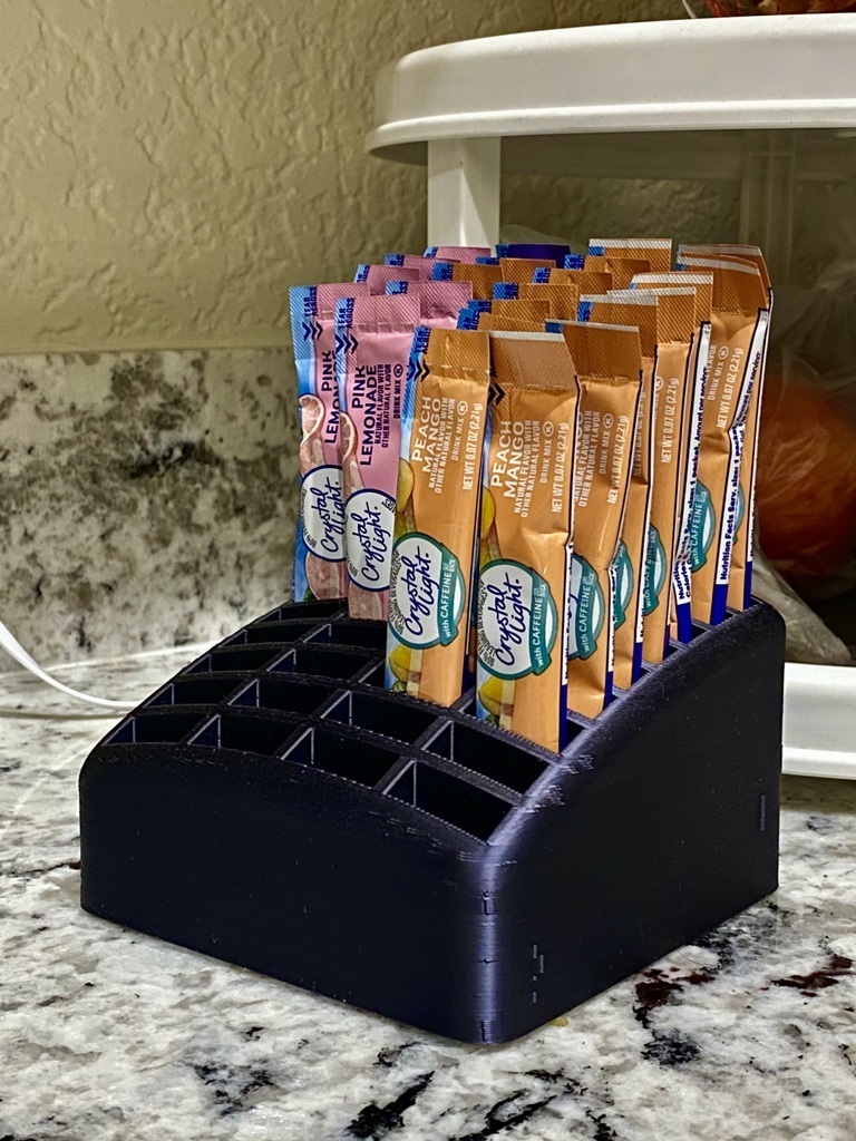 Free 3D file Packet Holder - Crystal Light Packet Holder 🔮・3D printer ...