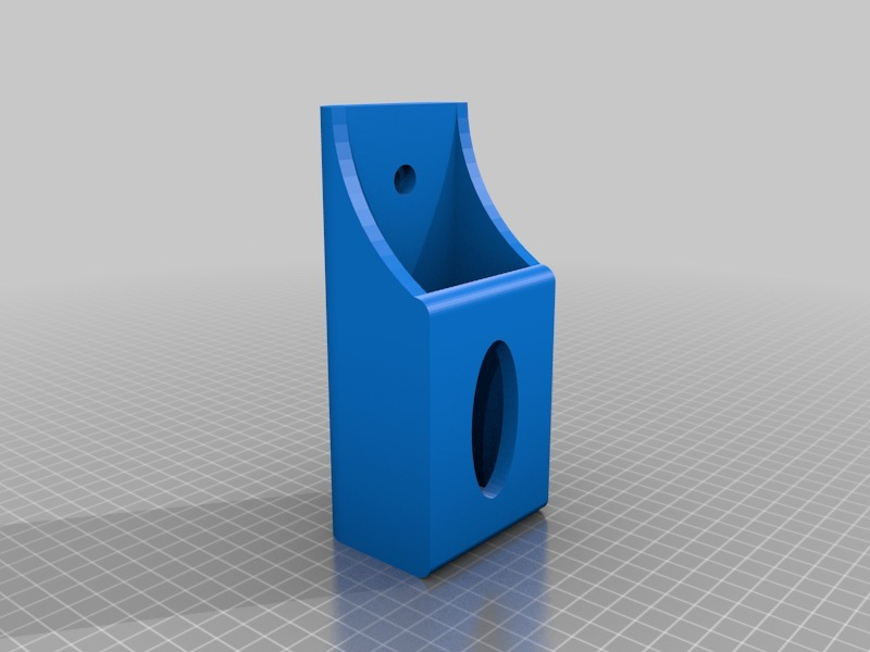 Free 3D file Generic remote holder - wall mounted & scalable - roku ...
