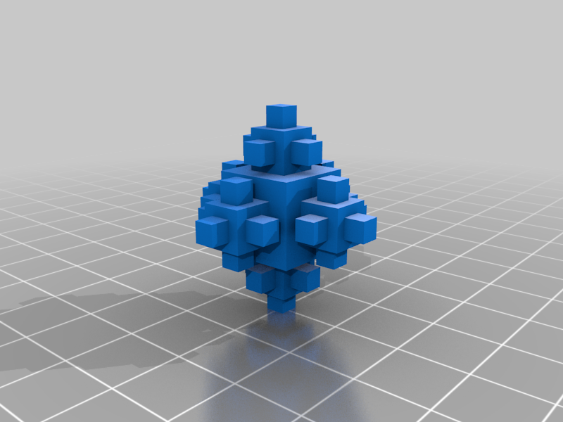 Free 3D file Cubic Fractal・3D printable design to download・Cults