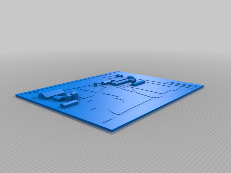 Free STL file Plastic Factory Map・3D printing design to download・Cults