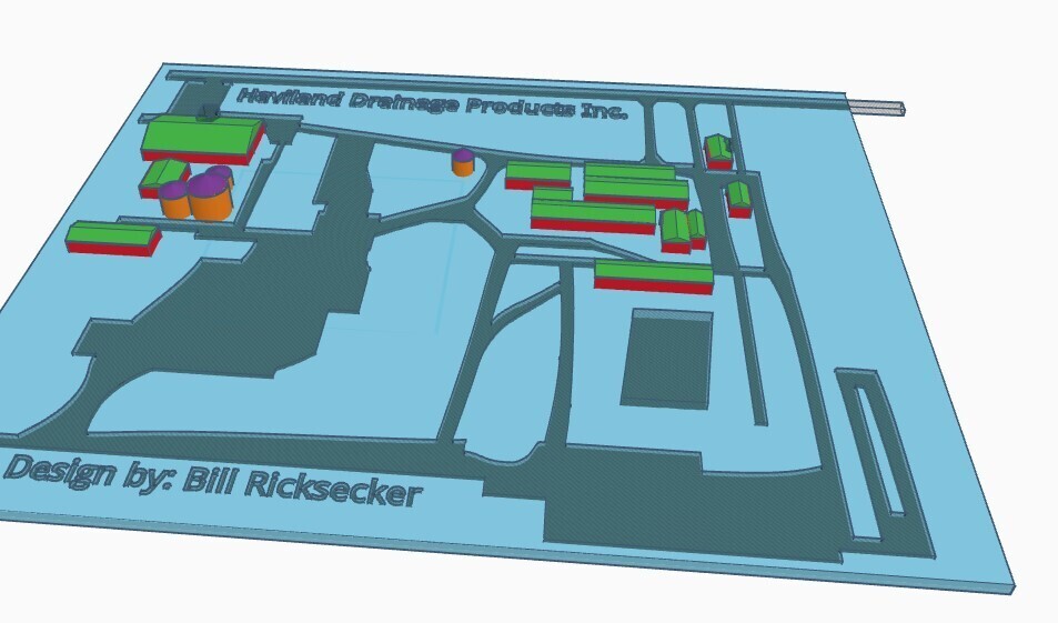 Free STL file Plastic Factory Map・3D printing design to download・Cults