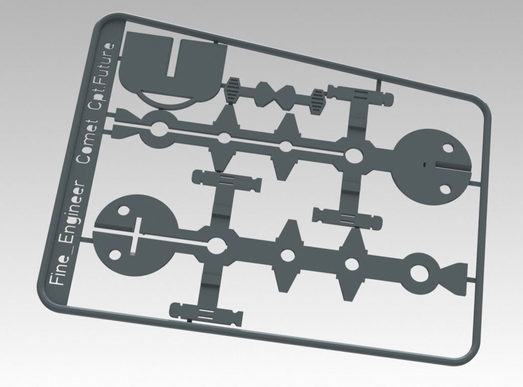 Free STL file Comet Captain Future kit card・3D printing idea to ...