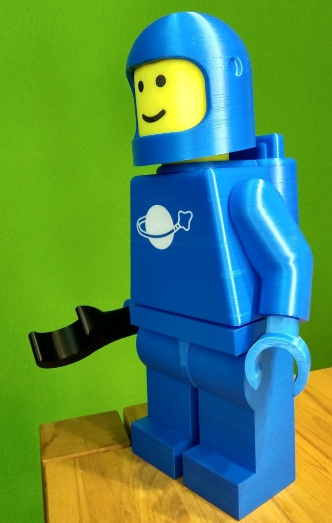 Fichier STL gratuit Lego Megafigure 10:1 Accesoires Cap Mug Walkie ...