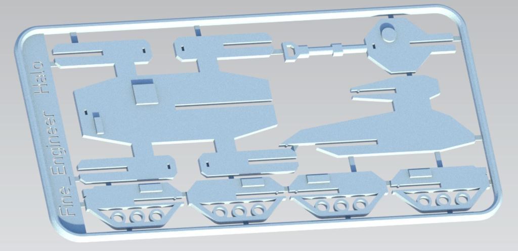 Free STL file Scorpion Tank Kit Card Halo・3D printing model to download ...