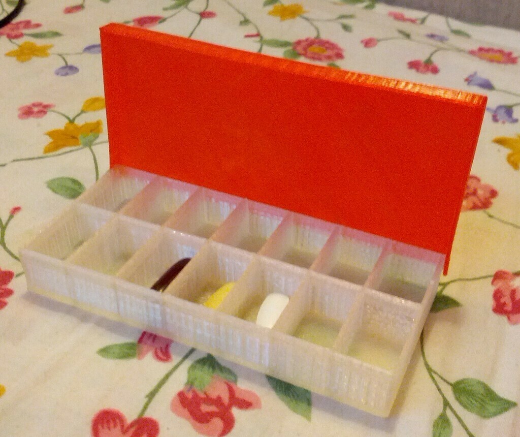 Free 3D file Pill Box Organizer・3D print object to download・Cults