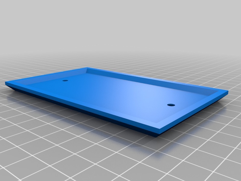 Free 3D file Blank Wall Plate・3D printable model to download・Cults