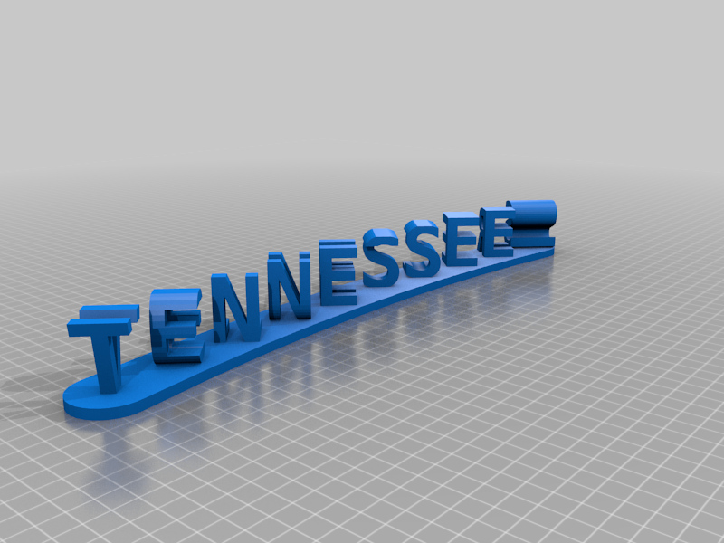 Free 3D file tennessee vols dual word 🚩・3D printing template to ...