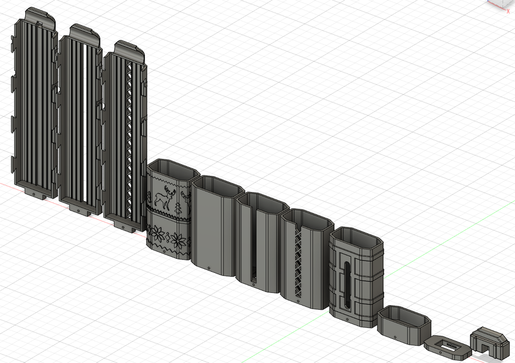 Free Stl File Adventurer Mags Half Dart Mags By Vulkan For Nerf 🎯・3d