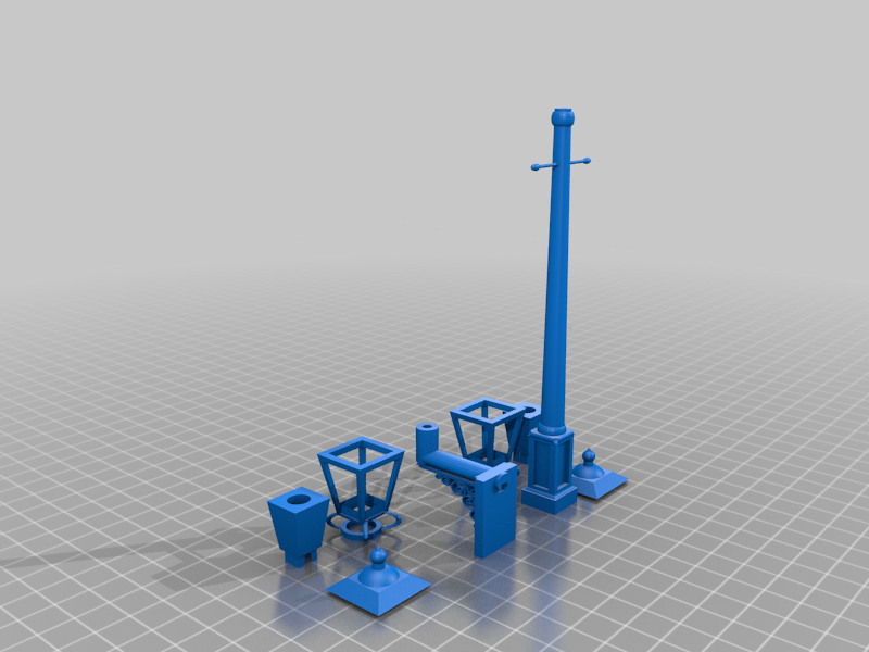 Free 3D file .wall lamp street lamp・3D printing idea to download・Cults
