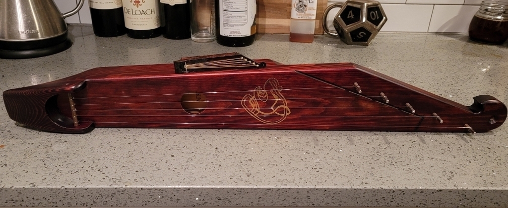 Free STL file 5 String Kantele Model・3D printable model to download・Cults