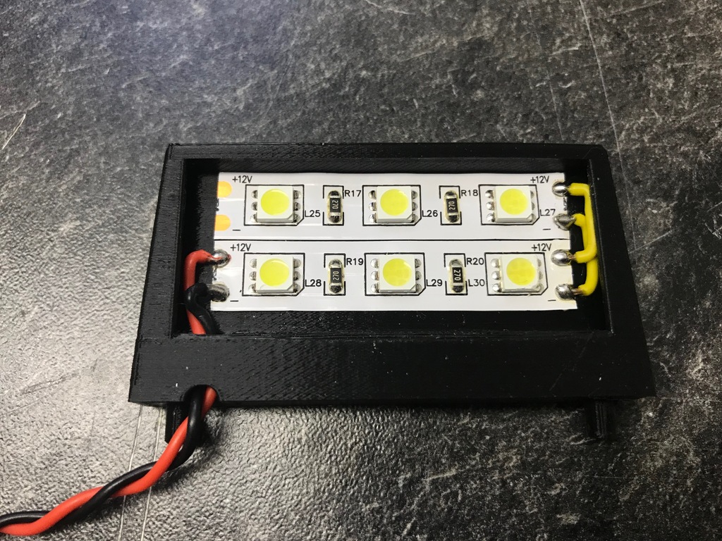 Free 3D file Anycubic Kossel Linear LED Holder・3D printing idea to ...