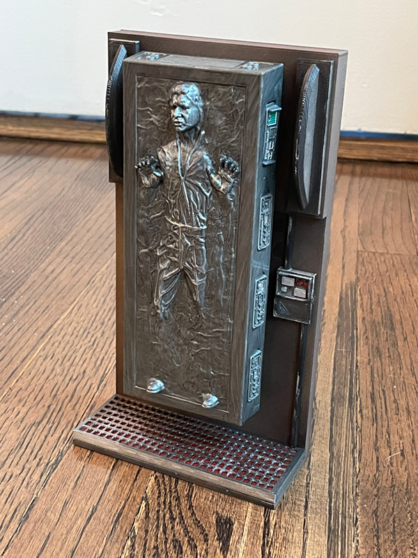 Fichier STL gratuit Base de présentation Han Solo en carbonite - Star ...