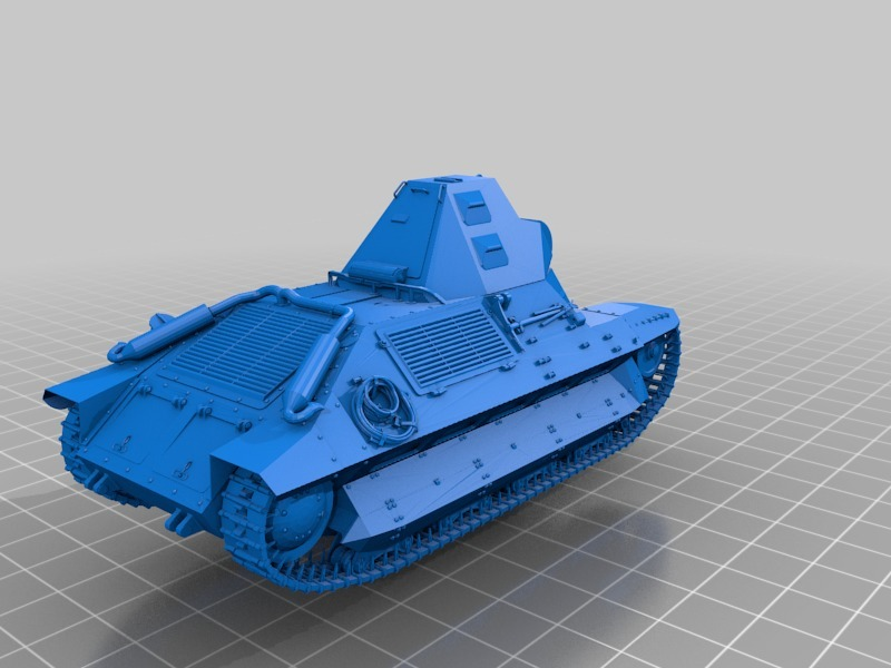 Free 3D file FCM 36 - Char léger Modèle 1936 FCM - tank・3D printing ...