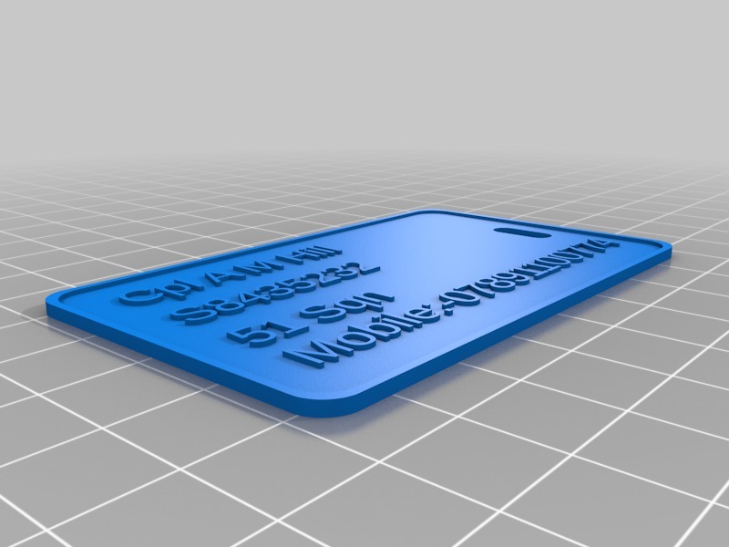 Free 3D file work Luggage Label 🧳・Model to download and 3D print・Cults