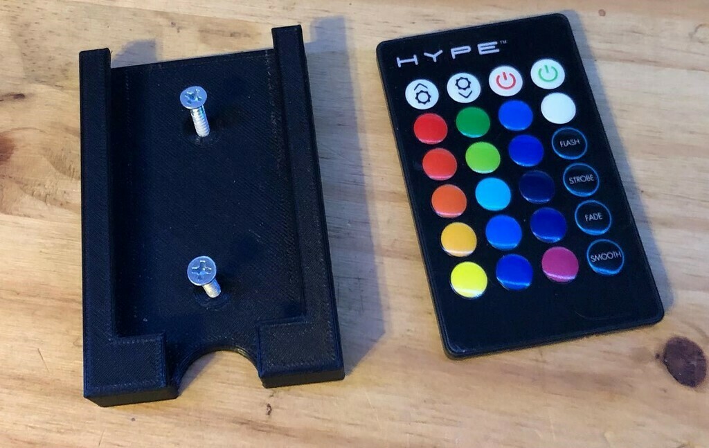 Free 3D file led remote holder・3D printer model to download・Cults