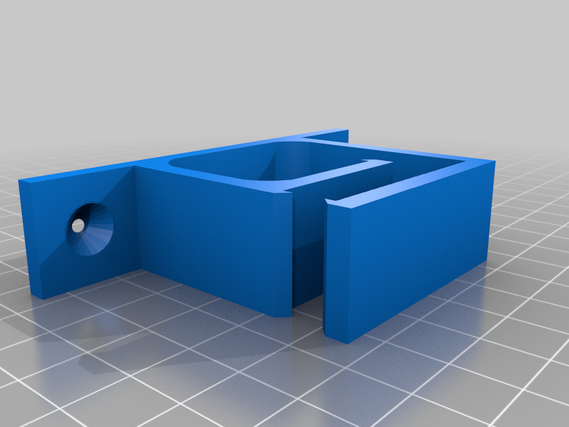 Free 3D file Under Desk Wire Mgmt Bracket (single and double hole)・3D ...