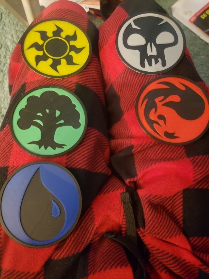 Free 3D file Magic the Gathering Coaster Set 🪄・Object to download and ...