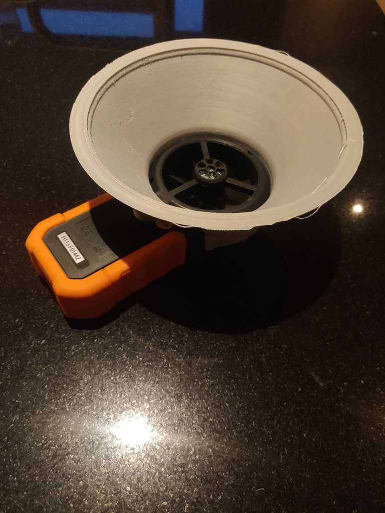 Free 3D file Anemometer funnel PM6252A or PM6252B to 150mm (added 200mm ...