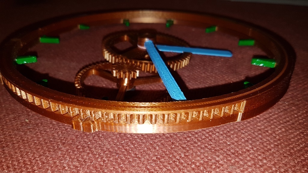 Free STL file New clockface for Hollow clock with flying hands・3D ...