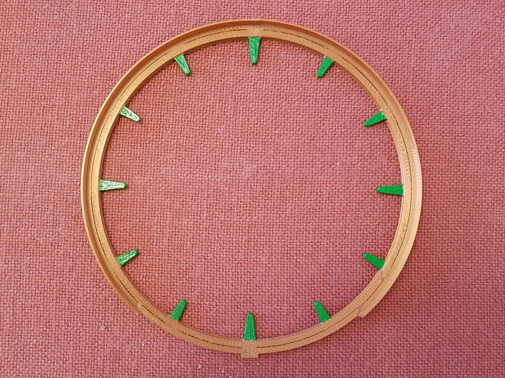 Free STL file New clockface for Hollow clock with flying hands・3D ...