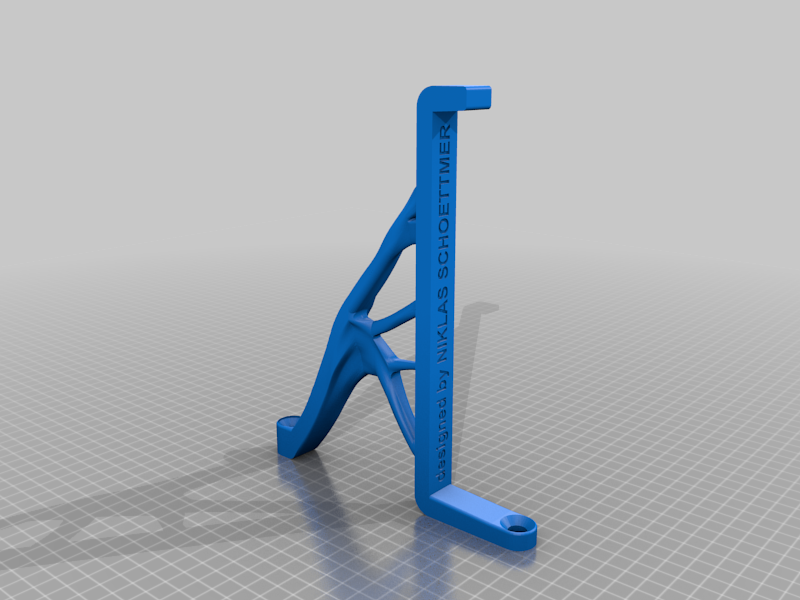 Free 3D file Stackable & single shelf brackets 7" Topology optimized・3D ...