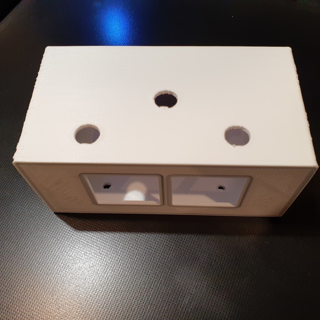 Free STL file Single Gang wall box - modified to under slide out desk ...