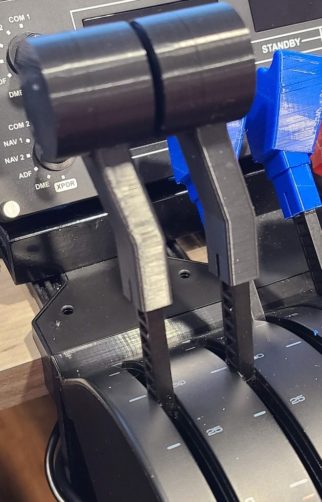 Archivo 3D gratis Saitek/Logitech Twin Throttle 🛩️・Modelo para ...