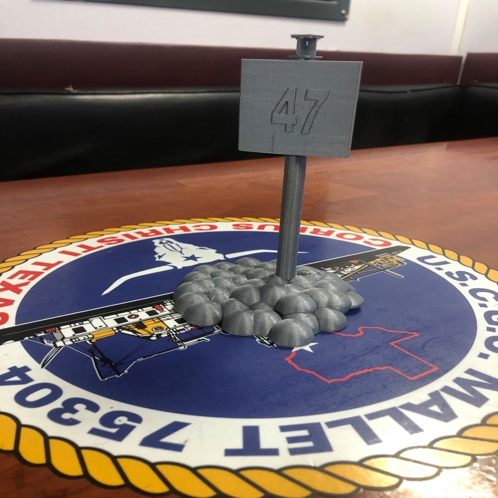 Free 3D file USCG ATON DAY-BEACON 4SG W/ RAYRAFF・Template to download ...