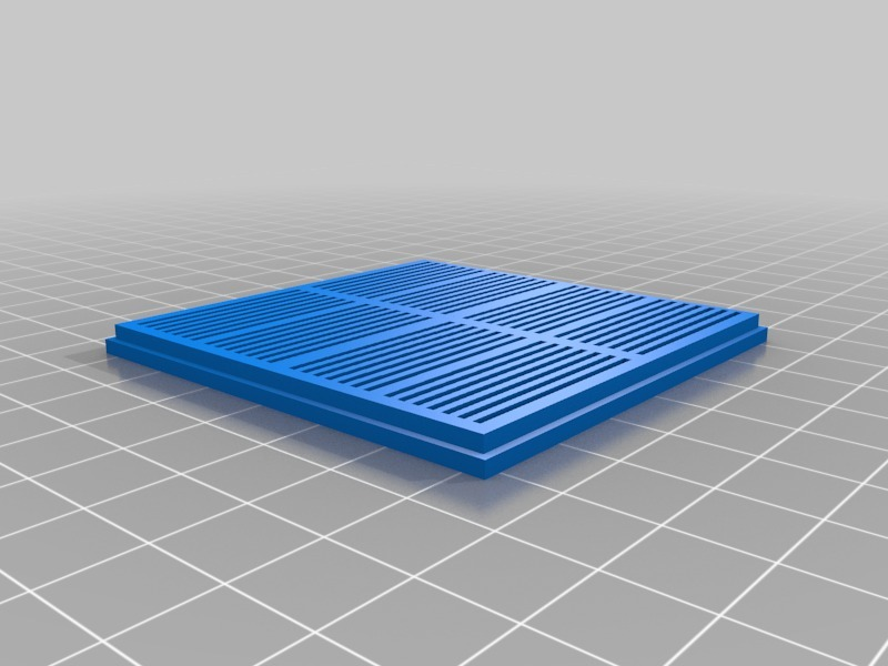3D file SciFi Terrain Grating・3D print object to download・Cults