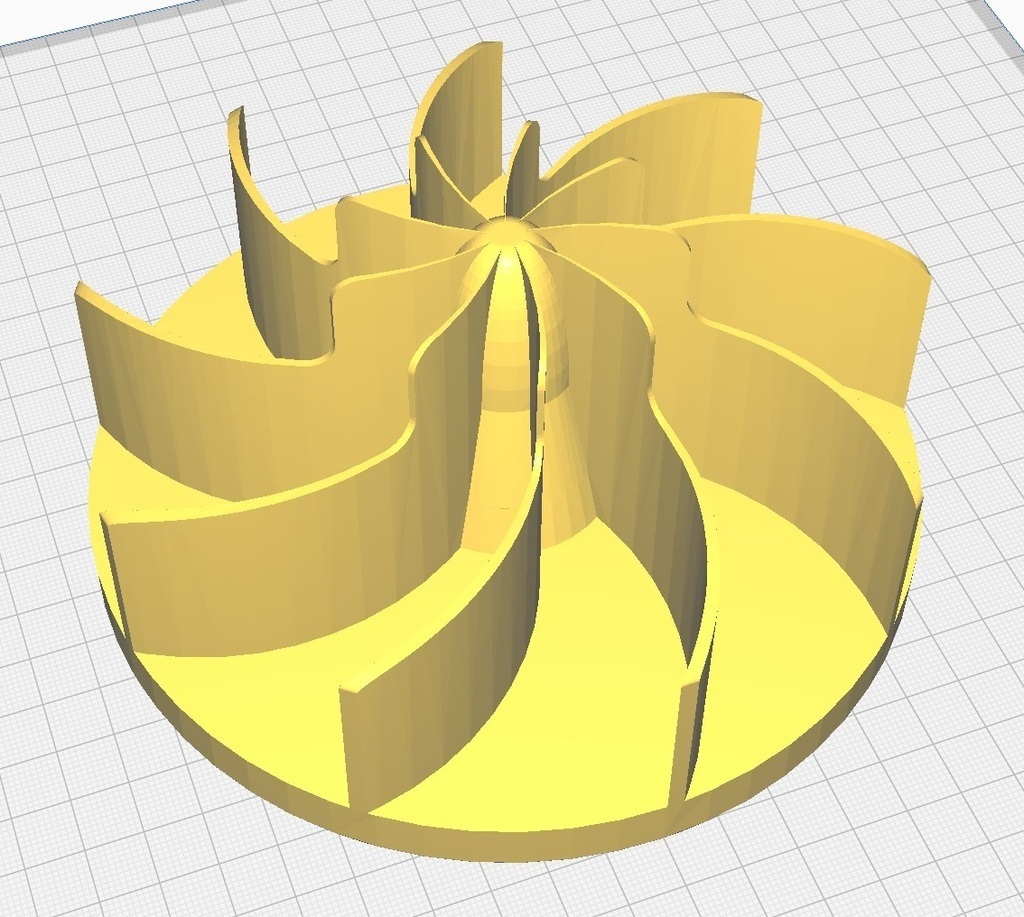 Free 3D file Impeller・Template to download and 3D print・Cults