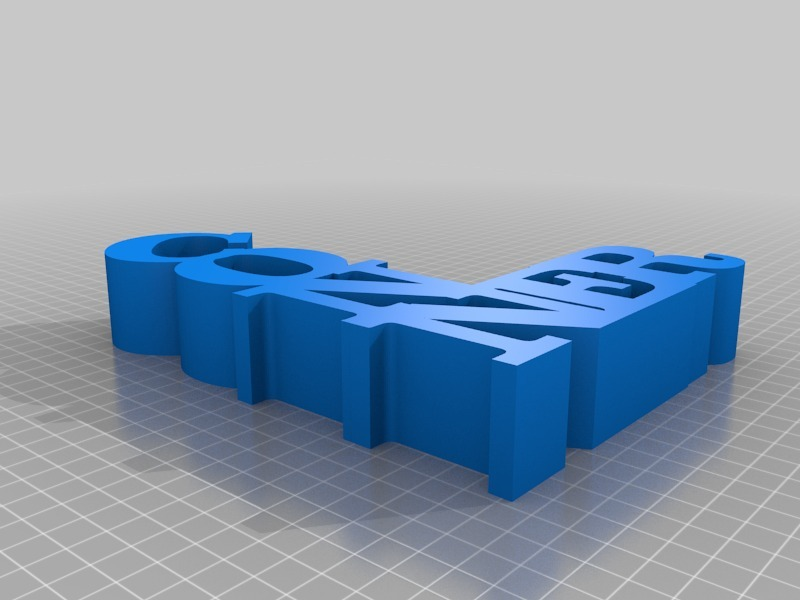 Free 3D file Conner WORD Sculpture・3D print model to download・Cults