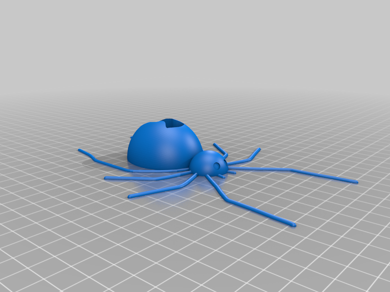 Бесплатный STL файл Красноспинный паук・Идея 3D-печати для скачивания・Cults