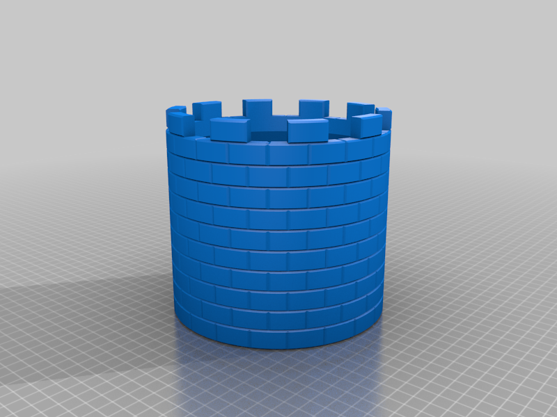 Free STL file Flower pot "castle"・3D printable object to download・Cults