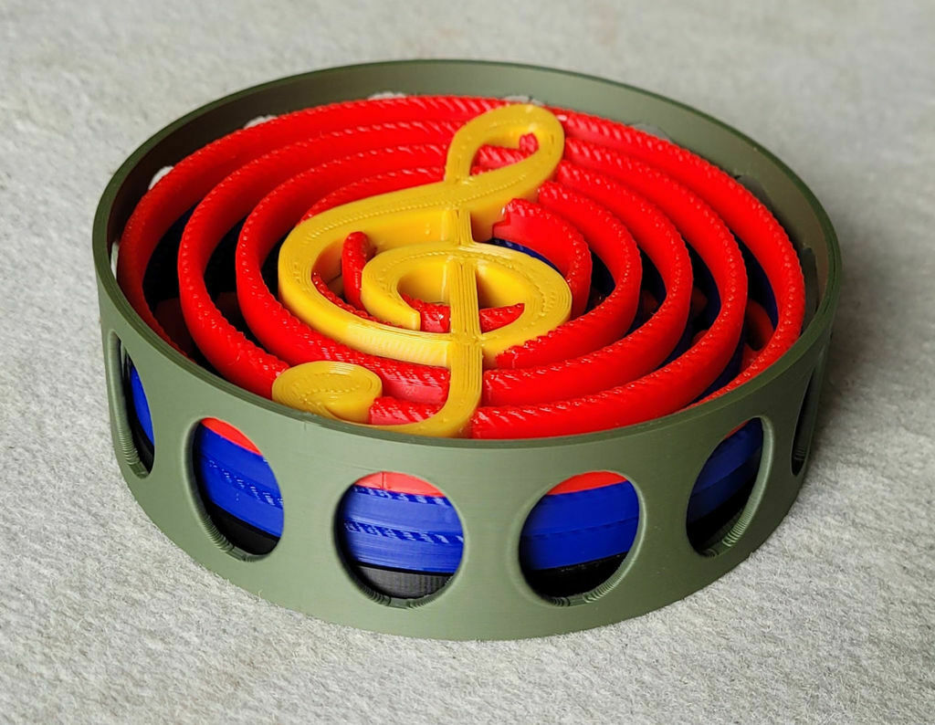 Free 3D file Coaster homestead・3D print object to download・Cults