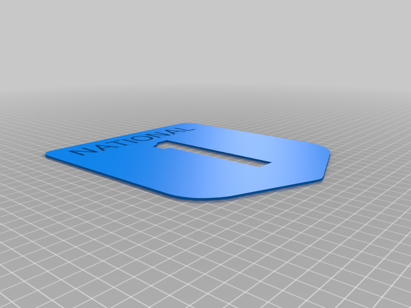 Free 3D file Australian highway number one sign・3D printing idea to ...