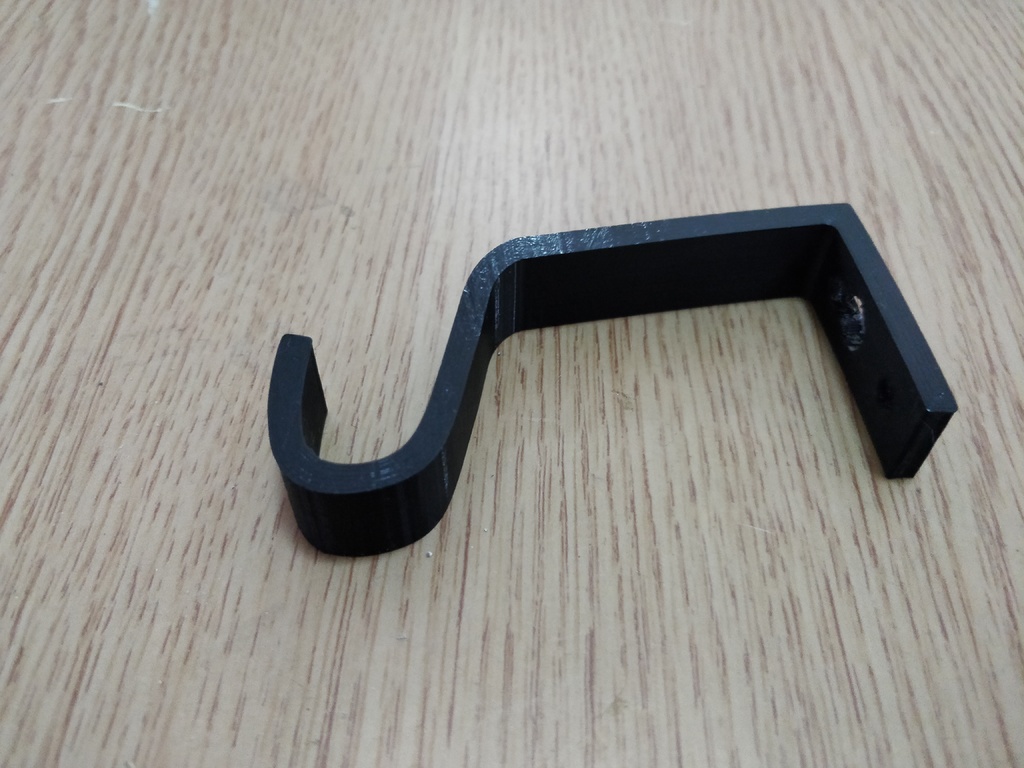 Free 3D file Curtain Rail Bracket・3D print design to download・Cults