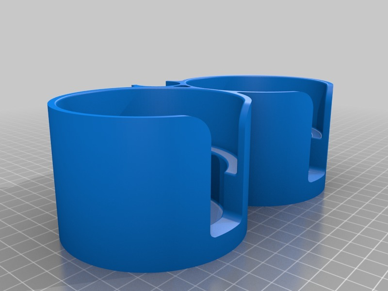 Free 3D file Rail mounted cup/can holder for boats・3D printable design ...